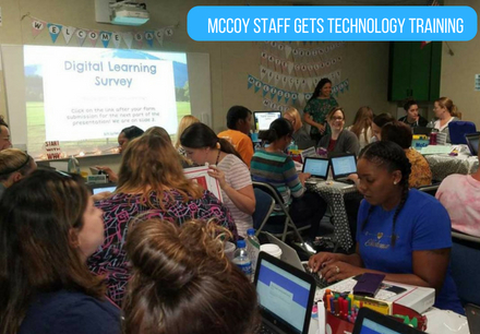 McCoy Staff Trains in Technology | Carrollton-Farmers Branch ISD