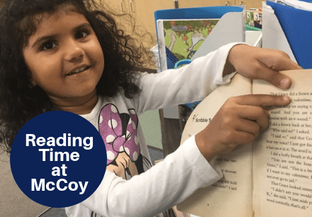 Reading Time at McCoy | Carrollton-Farmers Branch ISD