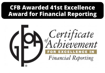CFB Awarded 41st Excellence Award for Financial Reporting | Carrollton ...